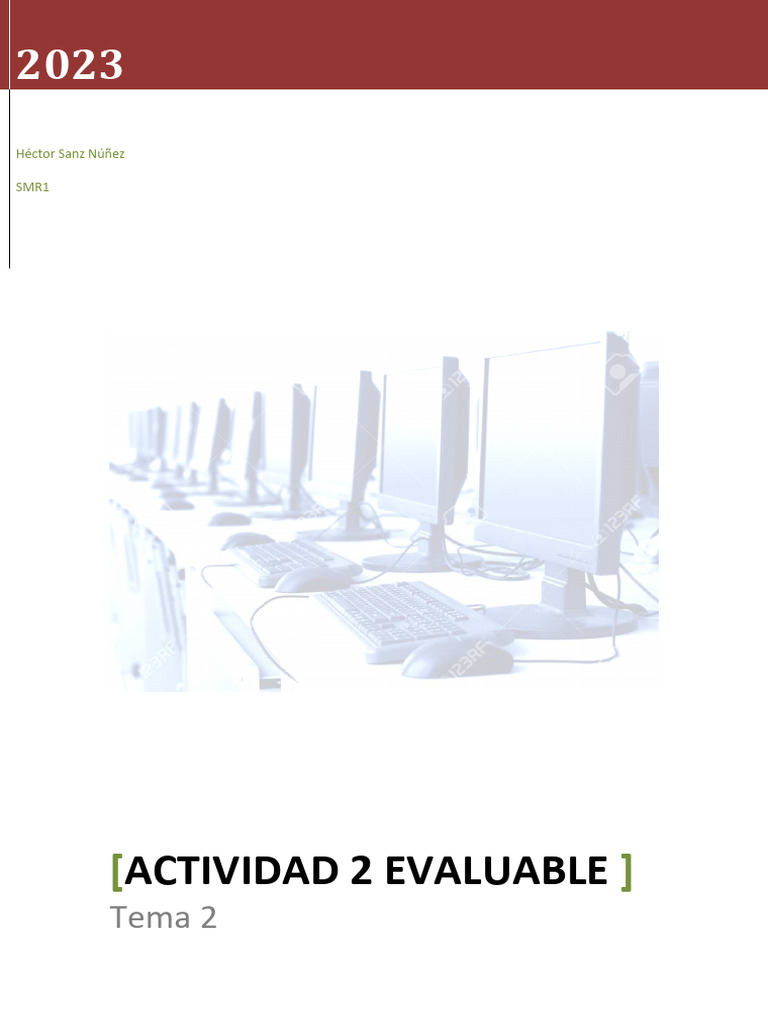 Actividad 2 Evaluable Tema 2 | PDF | Arranque | Bios