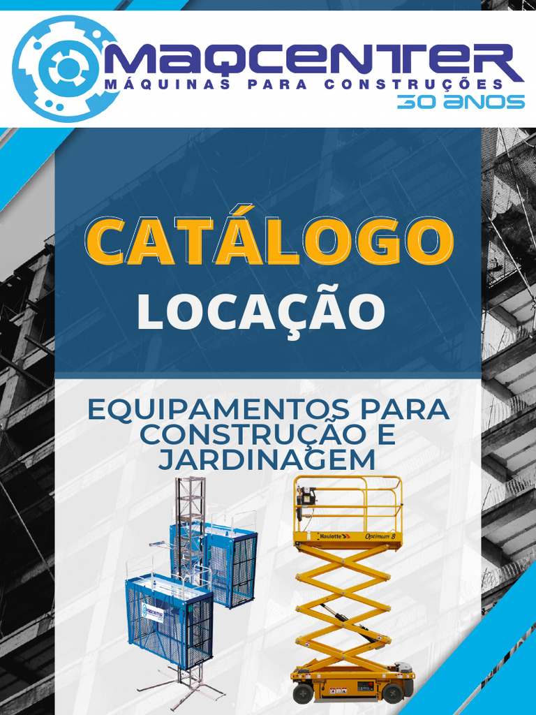 Catalogo Maqcenter Sia | PDF | Aço | Motores