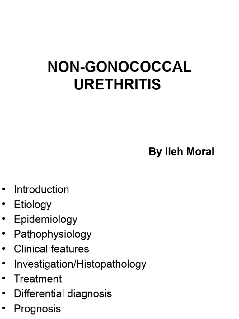Non Gonococcal Urethritis | PDF | Self-Improvement | Science & Mathematics