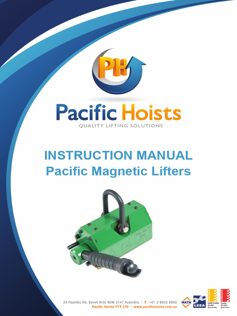 Pacific Magnetic Lifter | PDF | Ferromagnetism | Steel