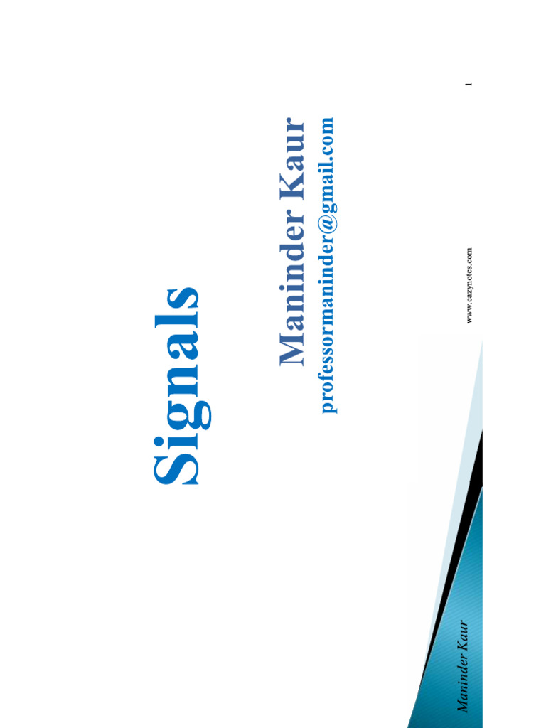 10 Computer Networks Types of Signals | PDF