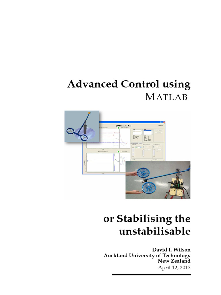 Advanced Control Using Matlab | PDF | Kalman Filter | Systems Theory Advanced Control Using Matlab | PDF | Kalman Filter | Systems Theory