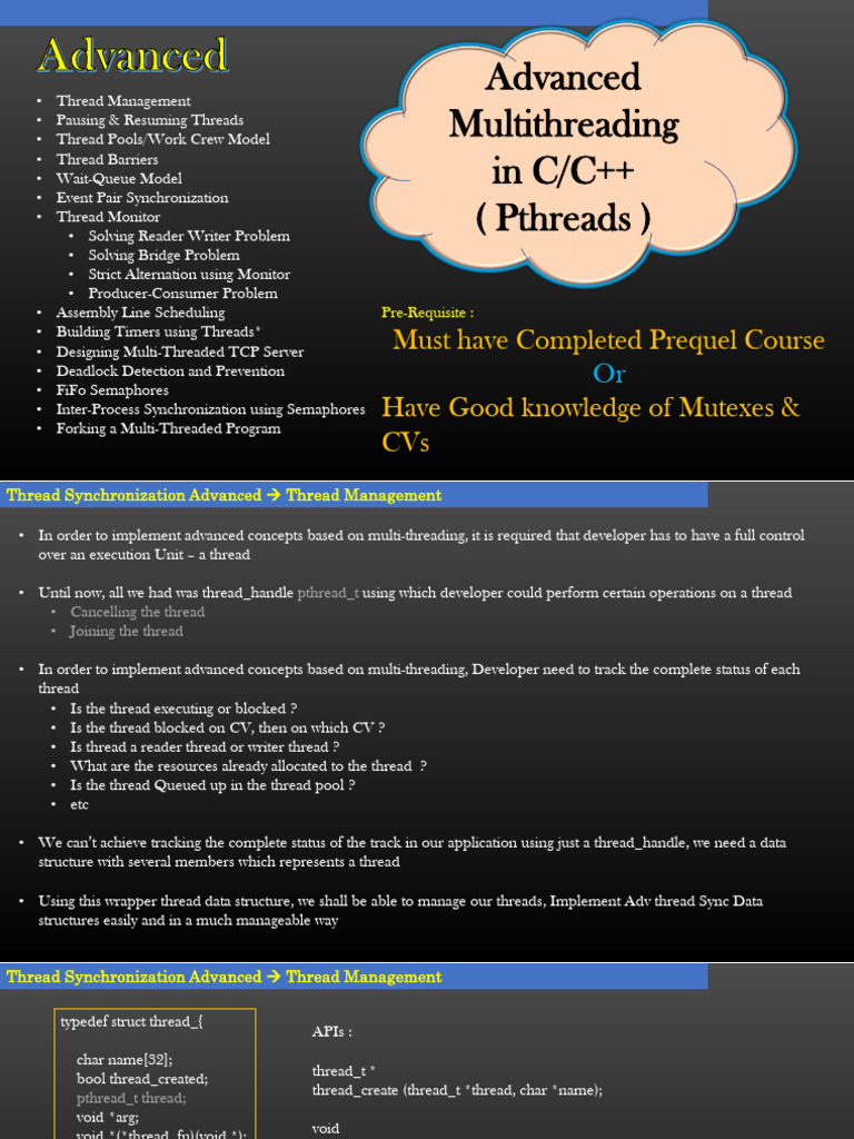 MT PartB Public | PDF | Thread (Computing) | Computer Programming