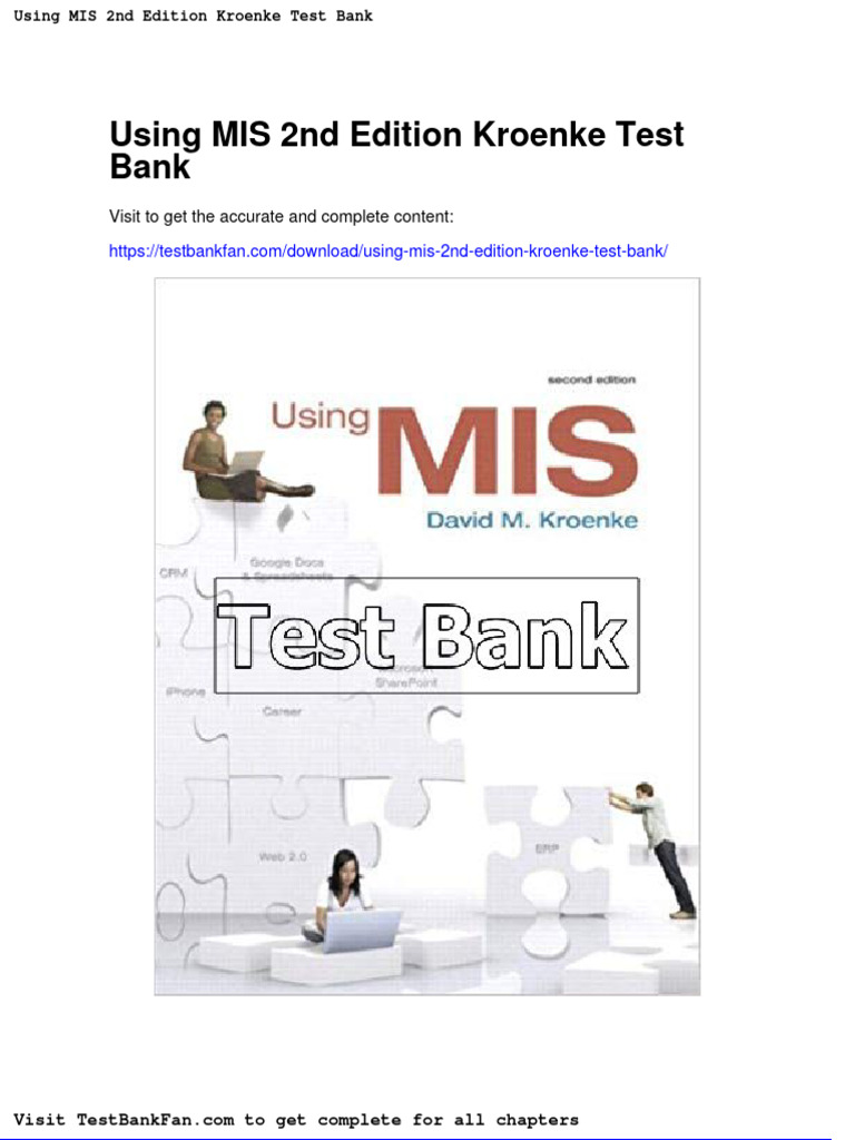Dwnload Full Using Mis 2nd Edition Kroenke Test Bank PDF | PDF | Human ... Dwnload Full Using Mis 2nd Edition Kroenke Test Bank PDF | PDF | Human ...