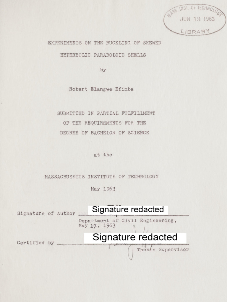Signature Redacted | PDF | Mechanical Engineering | Mechanics