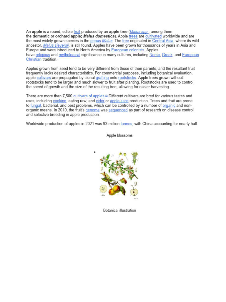 Apples Are Growing | PDF