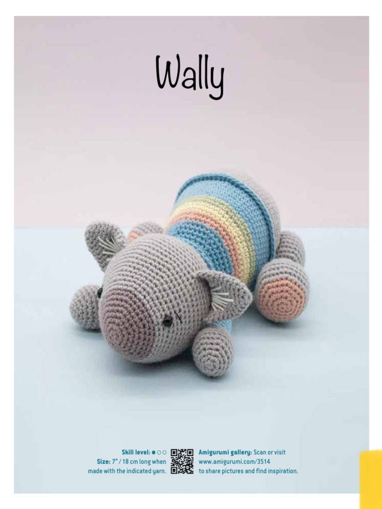 Wally The Wombat | PDF | Crochet | Sewing