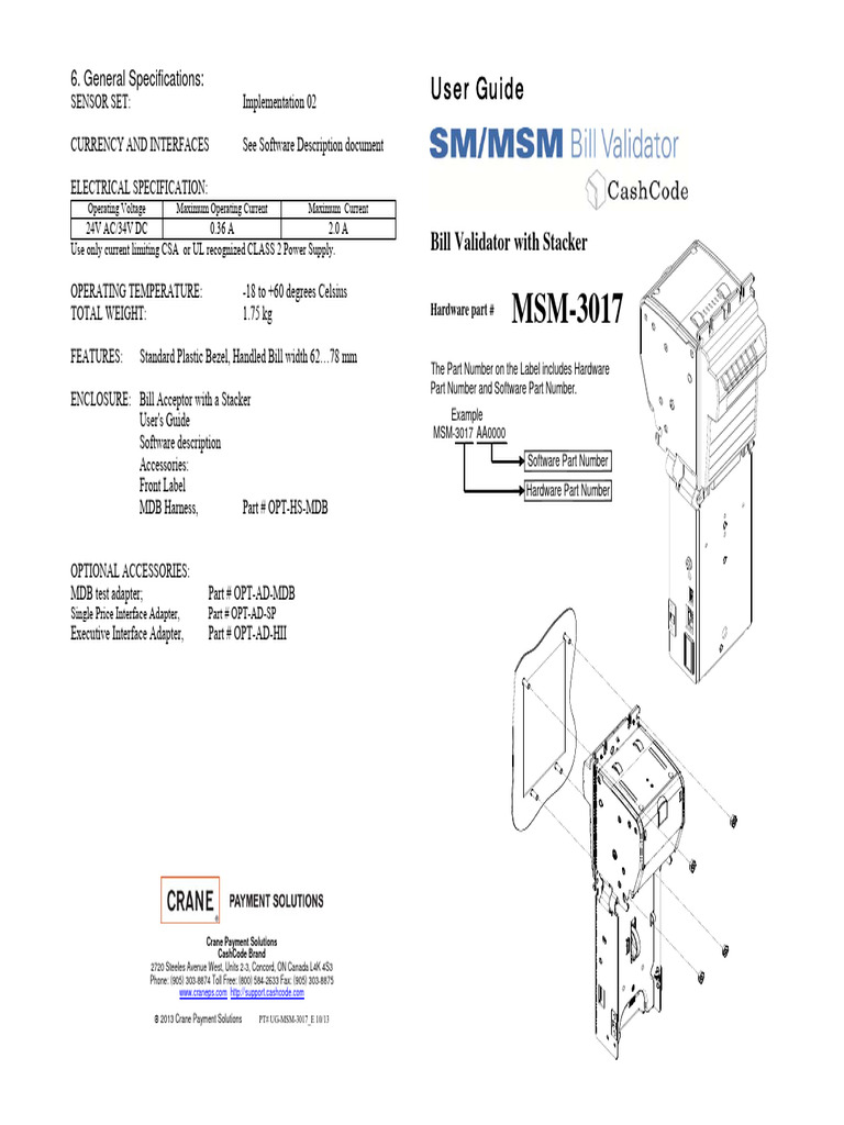 MSM-3017 D | PDF | Electrical Components | Computer Hardware
