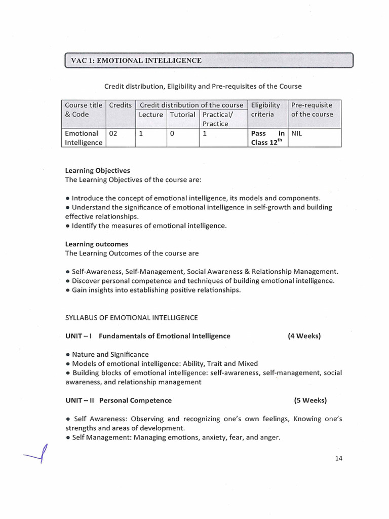 Emotional Intelligence | PDF