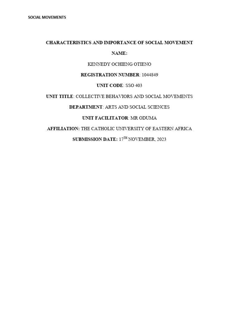 Social Movements | PDF | Social Movements | Intersectionality