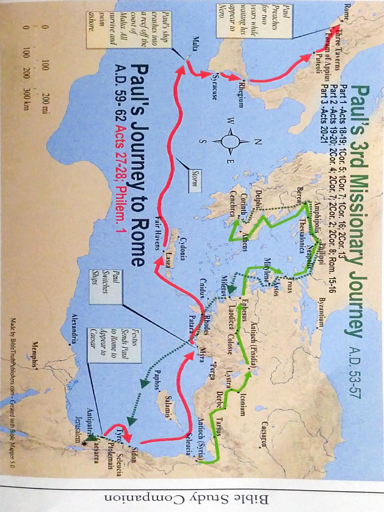 Apostle Paul - S 3rd Missionary Journey | PDF