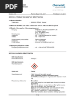 Ardrox 907PB Safety Data Sheet | PDF | Toxicity | Dangerous Goods