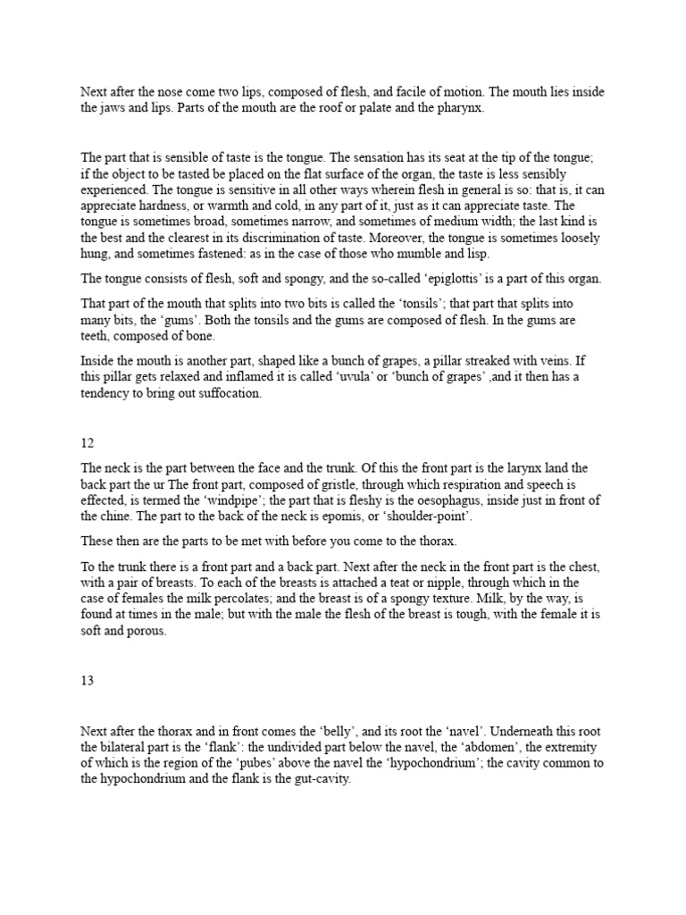 Human Anatomy Overview | PDF | Foot | Mouth