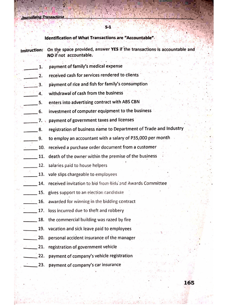 Chapter 5 Activity | PDF