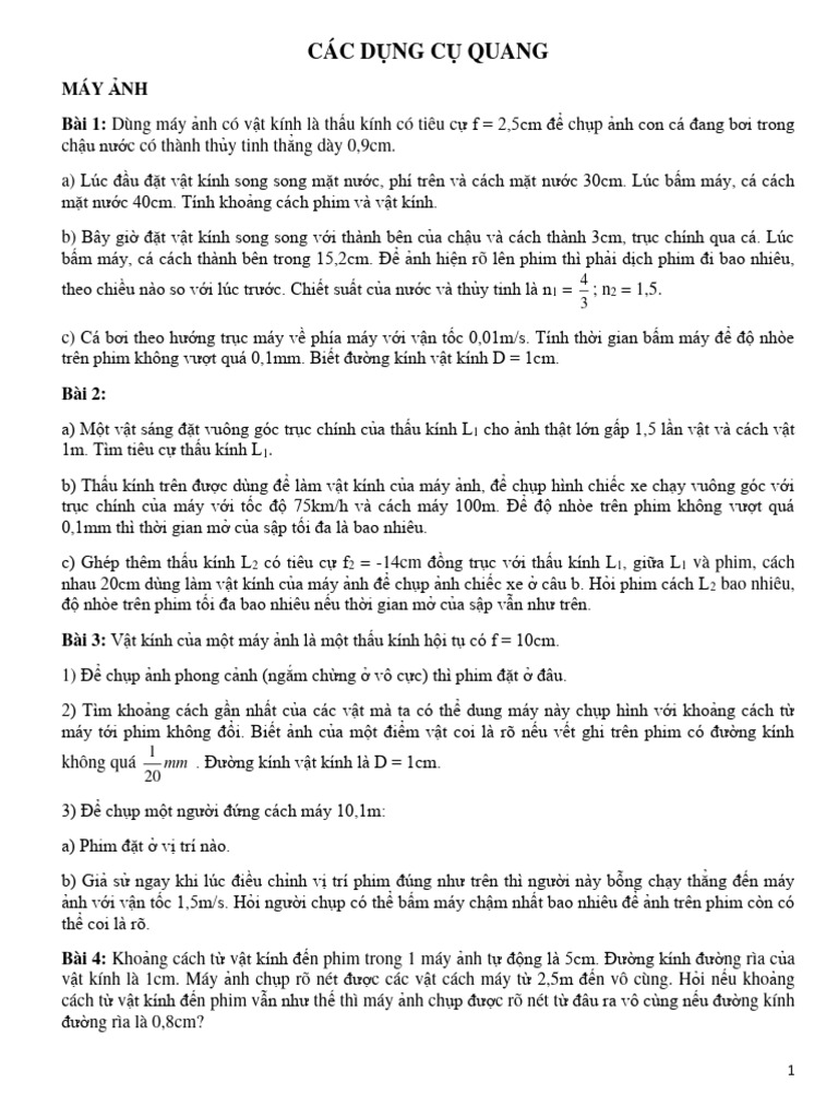 Các D NG C Quang | PDF