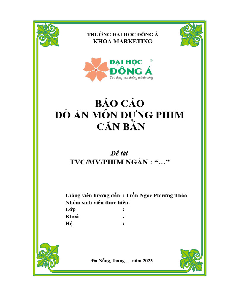 FORM BÁO CÁO DPCBdocx | PDF