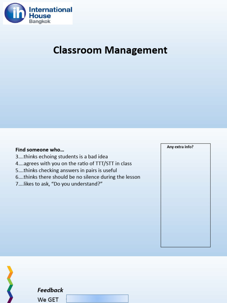 Classroom Management Full | PDF | Question | Classroom Management