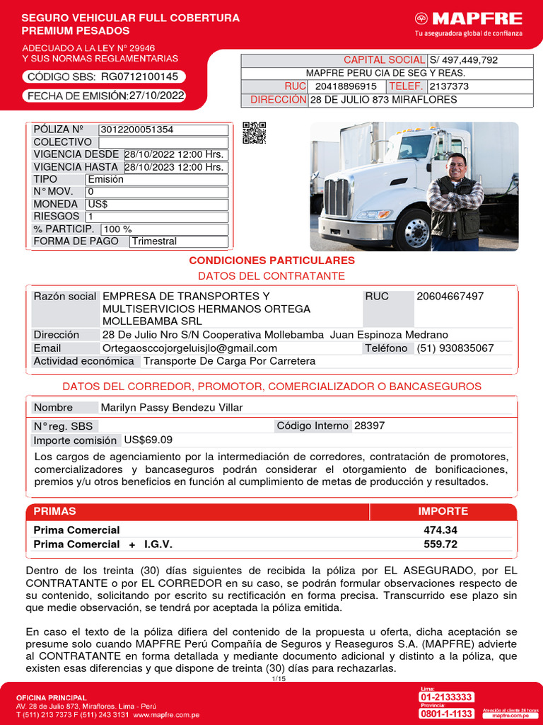 Seguro Vehicular | PDF | Póliza de seguros | Seguro