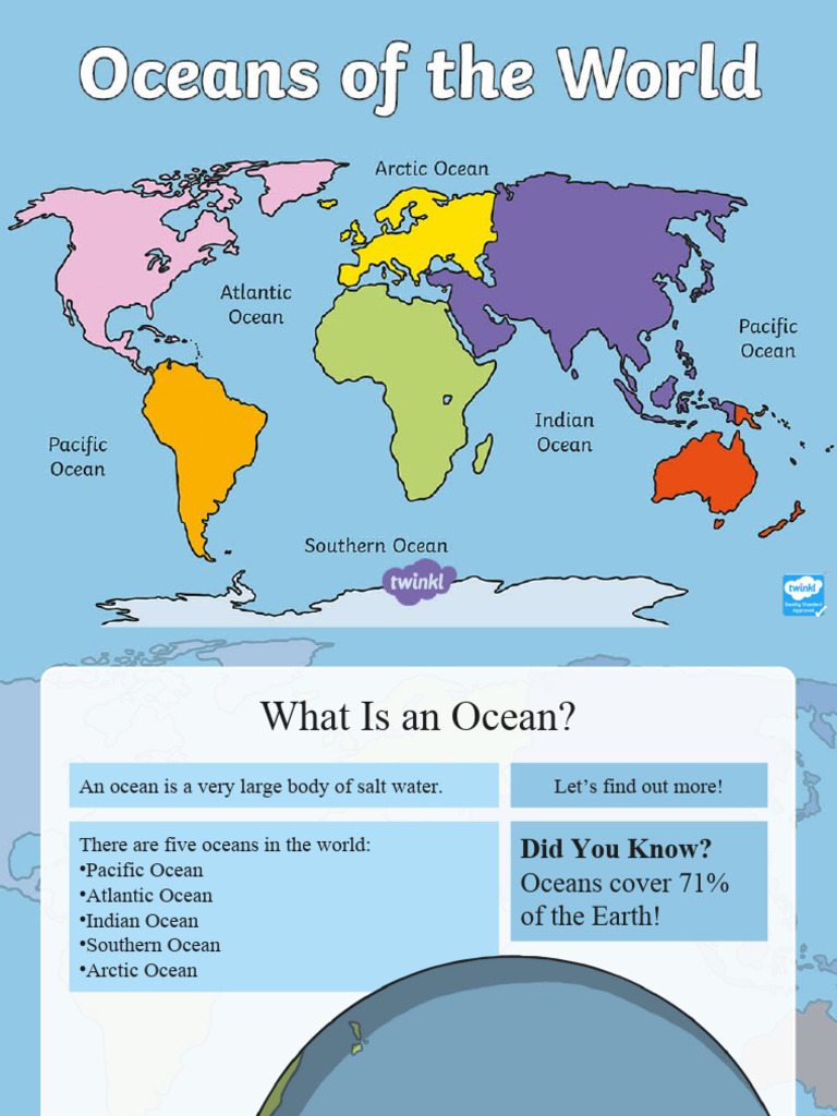 Au G 39 Oceans of The World Powerpoint English | PDF