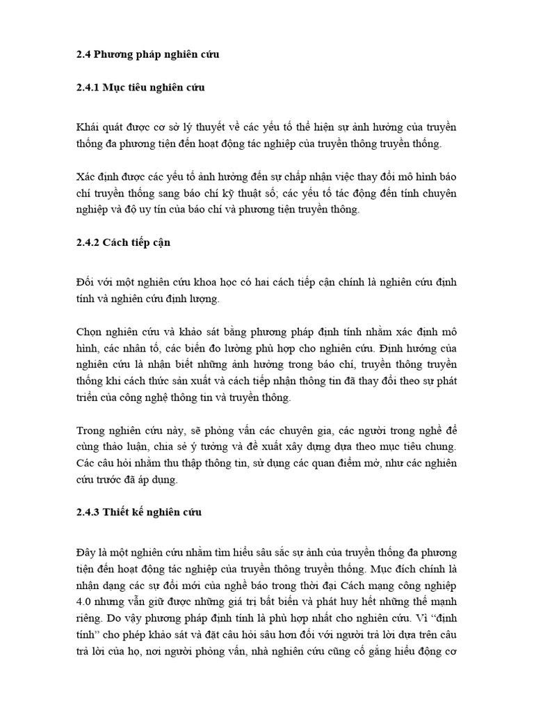 Phuong Phap Nghien Cuu | PDF