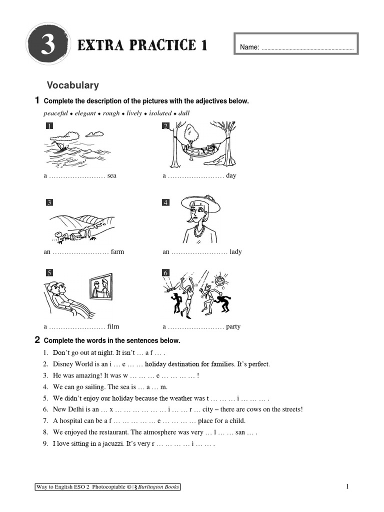 Extra Practice Unit 3 - 1 | PDF | Linguistics | Grammar
