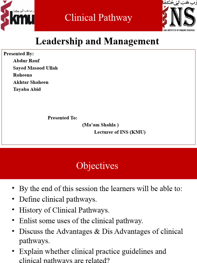 Clinical Pathways for Healthcare Students | PDF | Patient | Social Programs