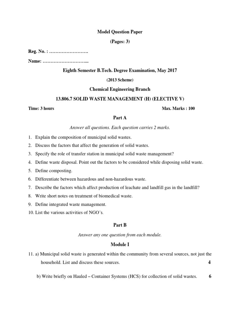E67 Solid Waste Management 1491028705 | PDF | Waste | Municipal Solid Waste