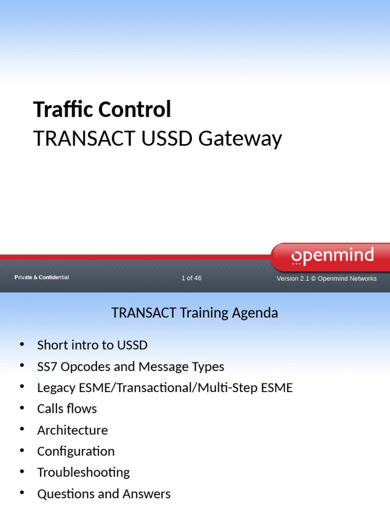 Training TRANSACT v2.1 | PDF | Communications Protocols | Information ...