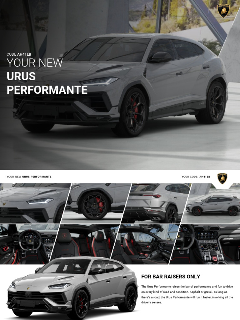 Lamborghini Urus Performante | PDF | Fuel Efficiency | Transport