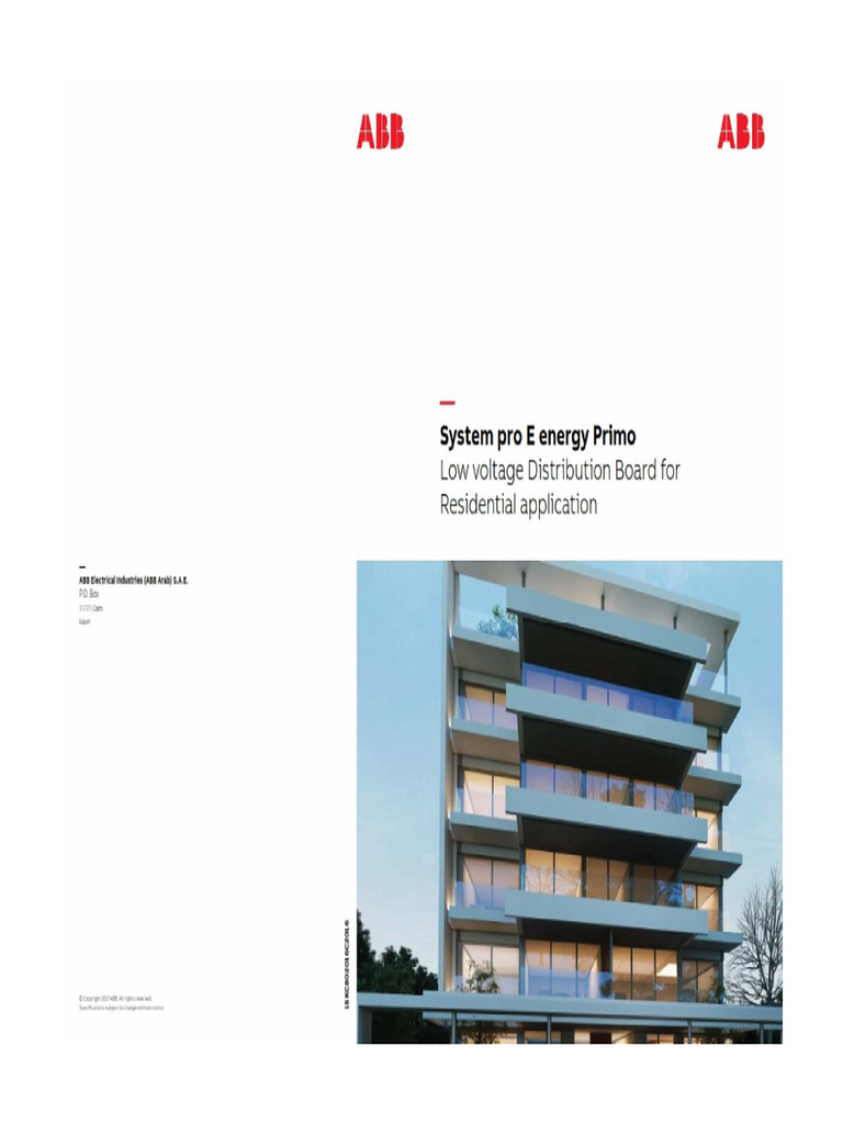 ABB Primo Distrbition Baord Datasheet | PDF