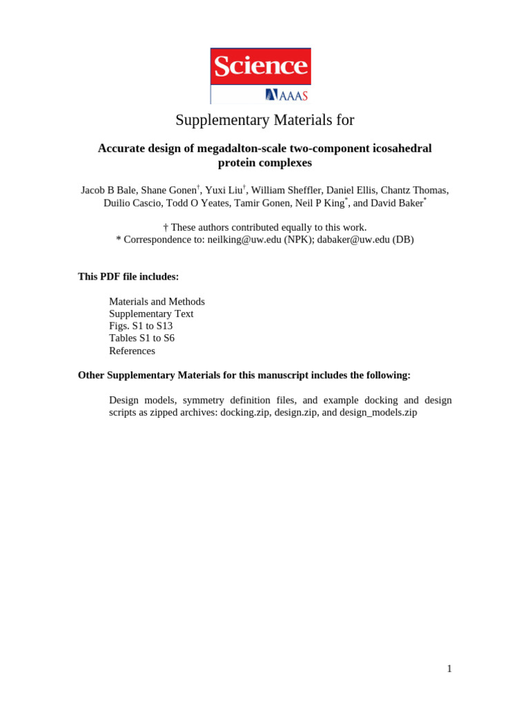Bale Supplement-Supplementary Materials | PDF