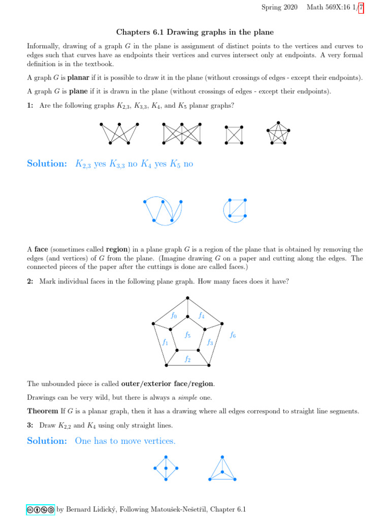 l16 - Graph Drawing | Download Free PDF | Graph Theory | Discrete ...