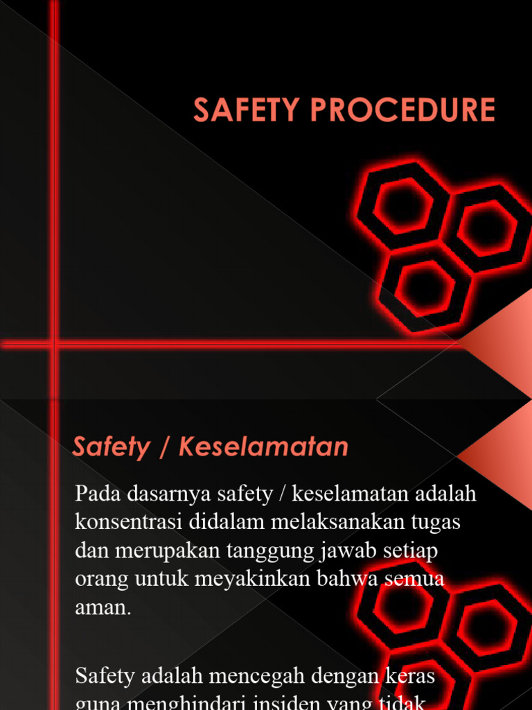 8.safety Procedure | PDF