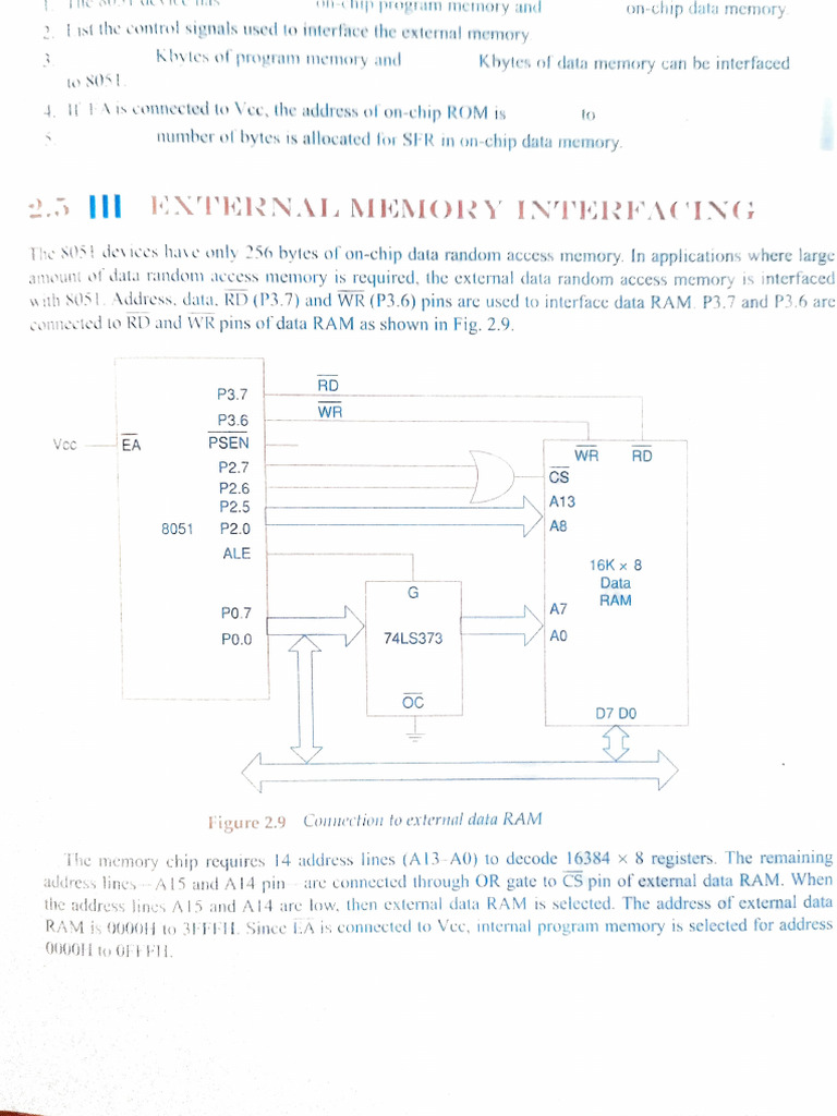 External Memory Interfacing | PDF