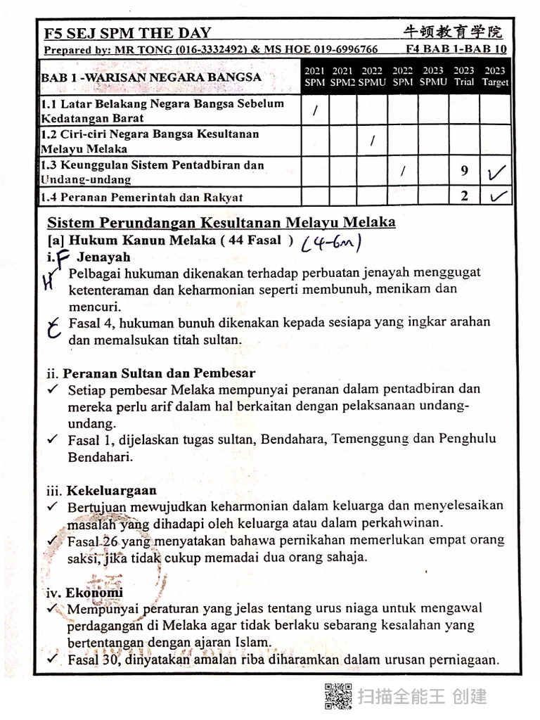 F4 SEJ Analisis | PDF