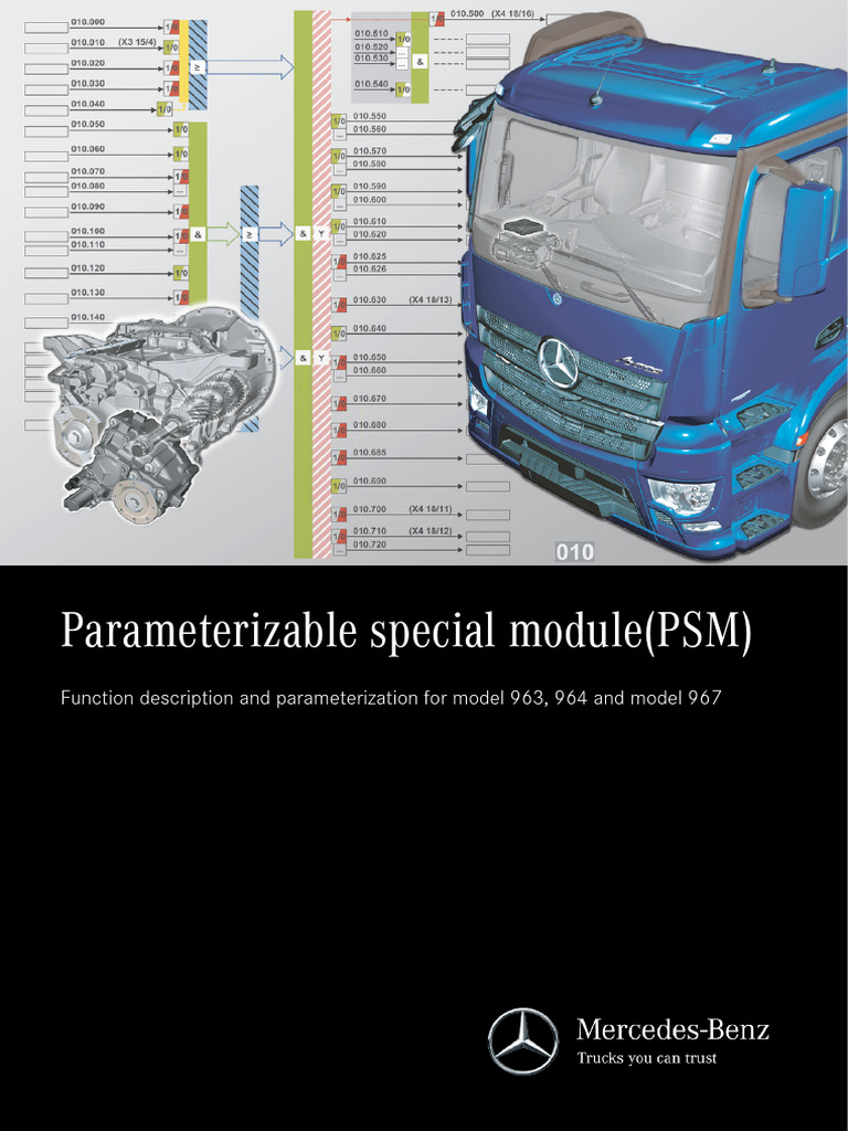 MB Actros Parameterizable Special Module (PSM) Function Description and Parameterization | PDF ...