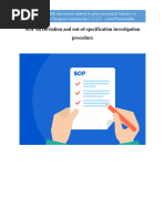 Flow Chart For Investigation of Out of Specification Results | PDF