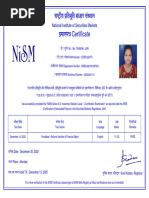 NISM Certificate | PDF