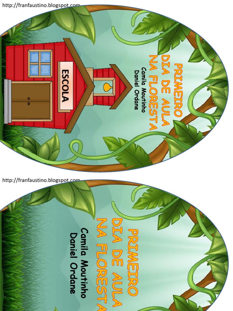 História Luva Primeiro Dia de Aula Na Floresta | PDF