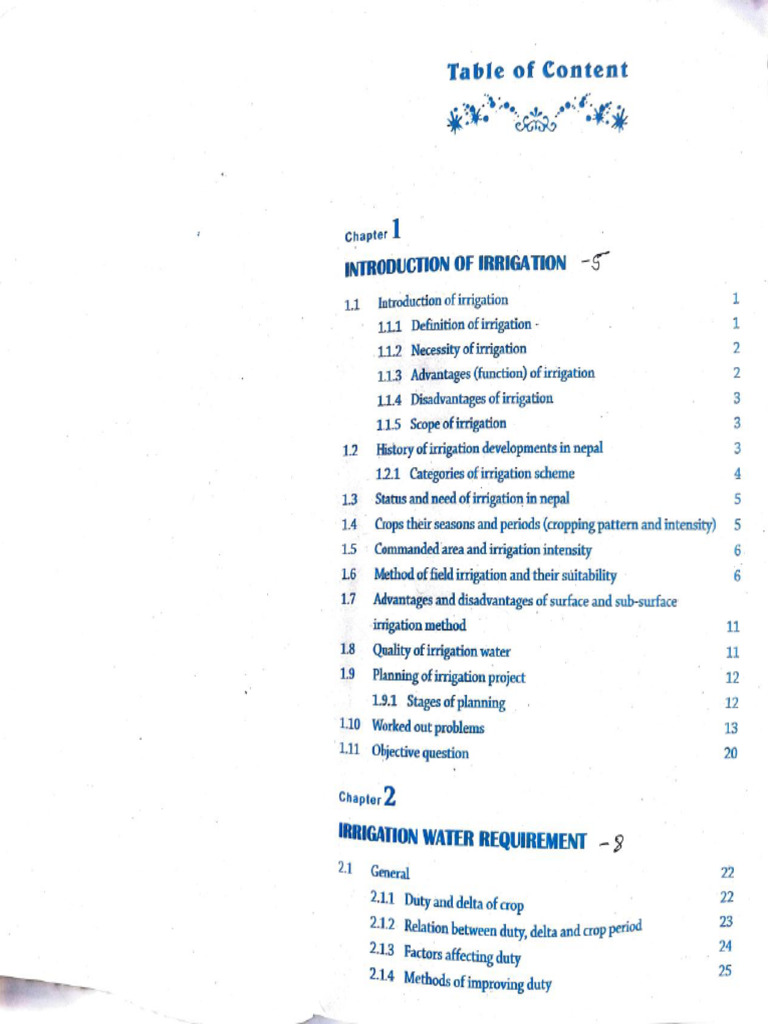 Irrigation Engineering Manual Pdf
