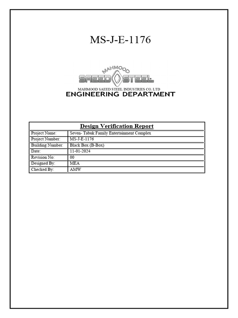 MS-J-A-1176 - Design Verification For Steel Box Sections After GRC ...