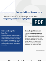 UDL Guidelines Version 2.2 Overview | PDF
