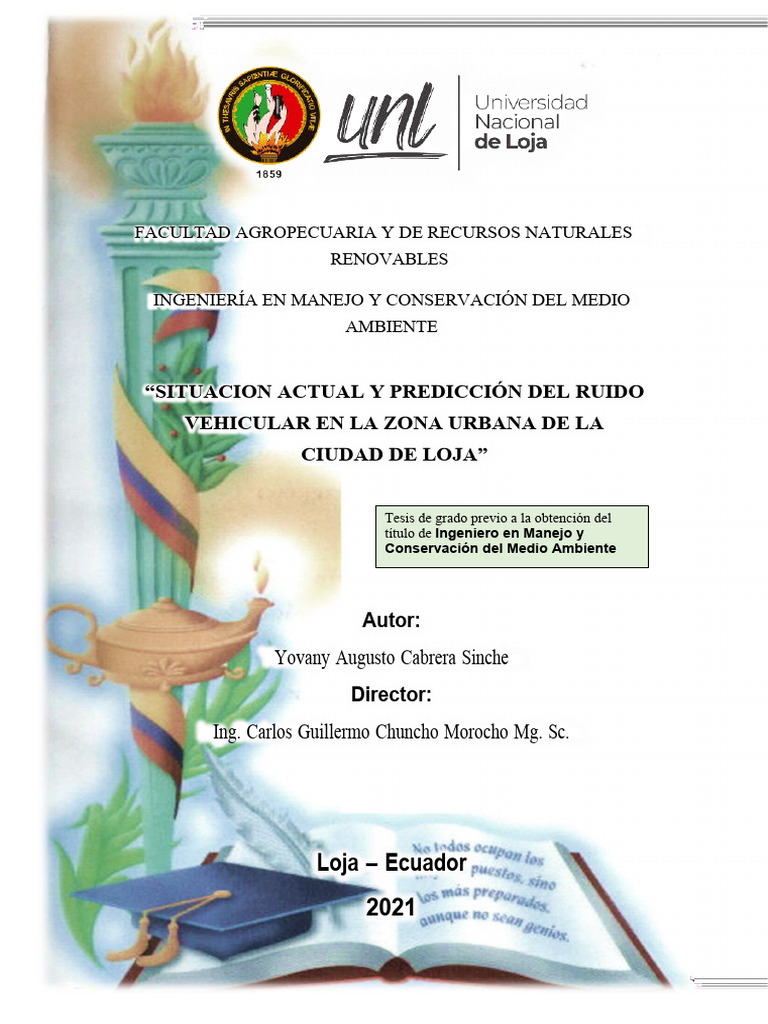 Yovany Augusto Cabrera Sinche | PDF | ruido | Sonido