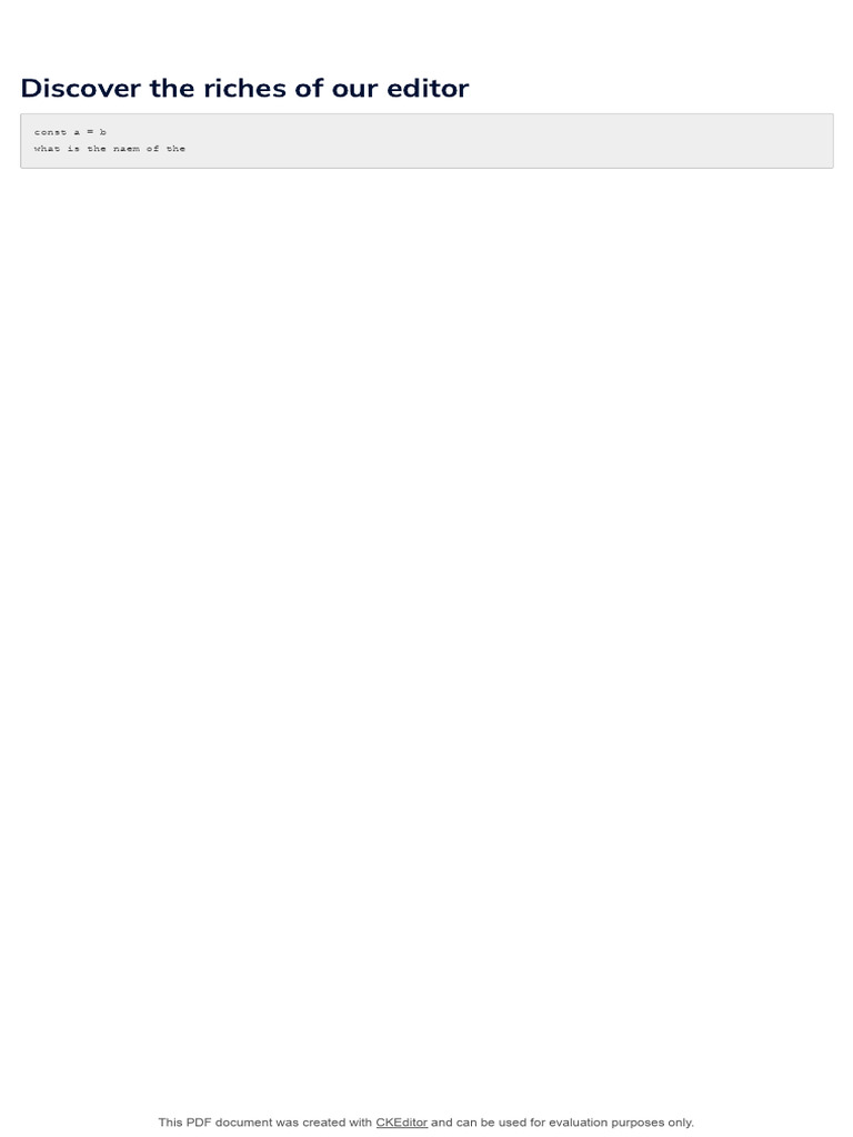 CKEditor PDF Export Features | PDF | Microsoft Word | Software Engineering