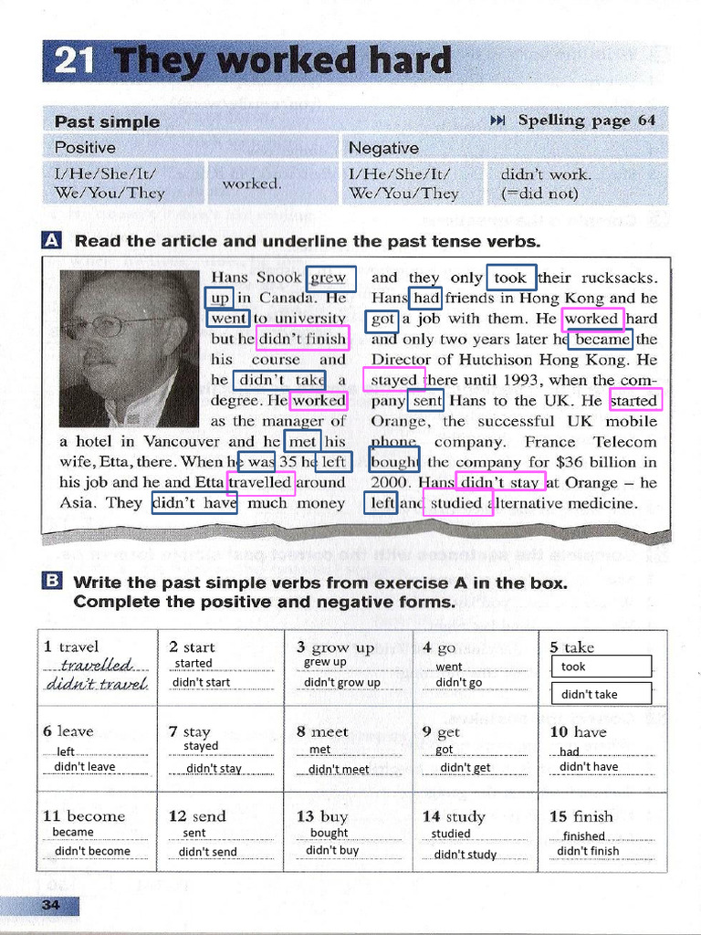 Regular and Irregular Verbs-1 | PDF