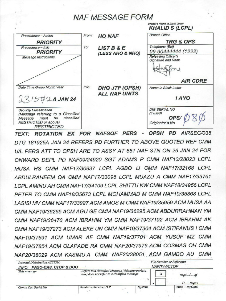 Ops 080 - 0001 | PDF