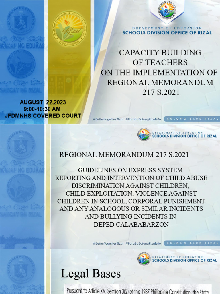 Capacity Building RM 217 | PDF