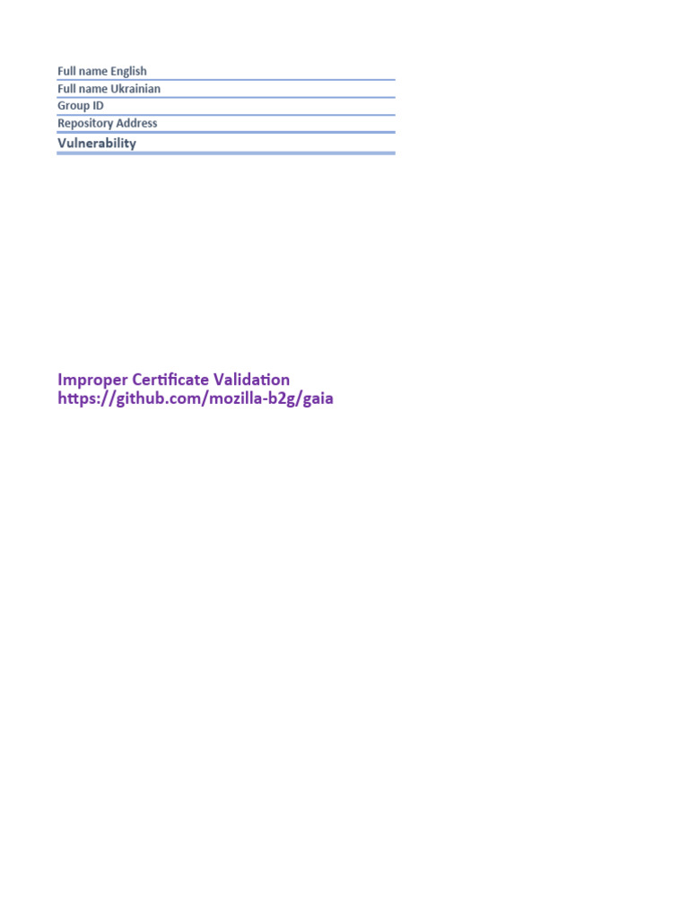 2023 Dec Report SecureProgramming VilkhovyiD. | PDF | Security | Computer Security