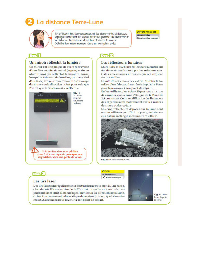 Activité 2 La Distance Terre-Lune | PDF