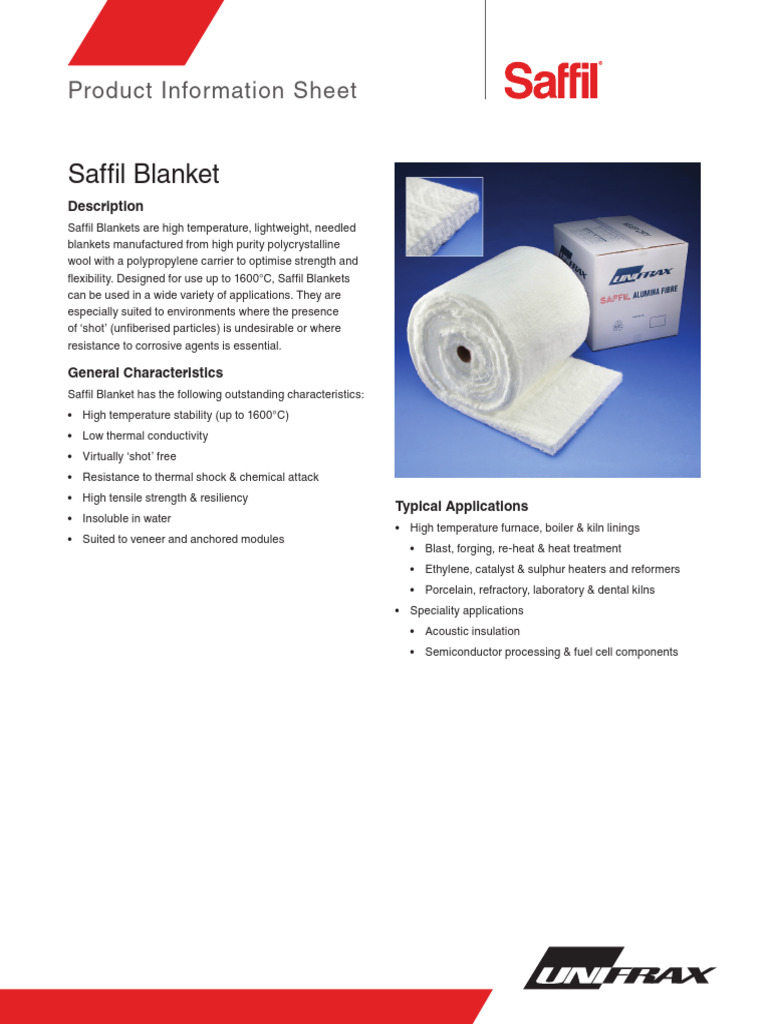 Saffil Blanket | PDF